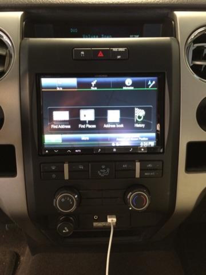 Donalsonville Client Adds 8 Inch F150 Navigation System